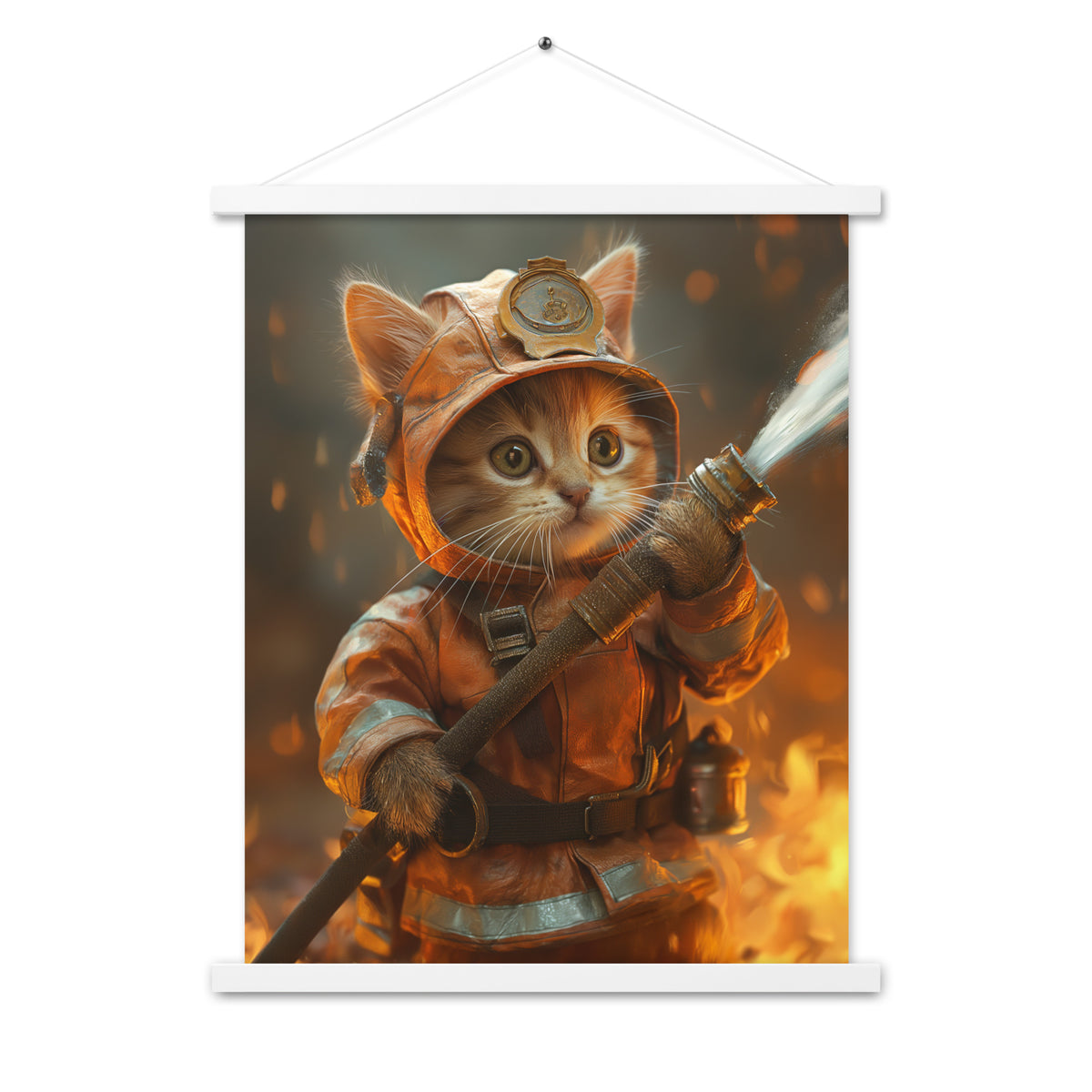 Firefighter Poster with hangers – increamcat